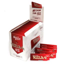 1 box Rizla Red Regular medium weight Rolling paper - 100 booklets ...